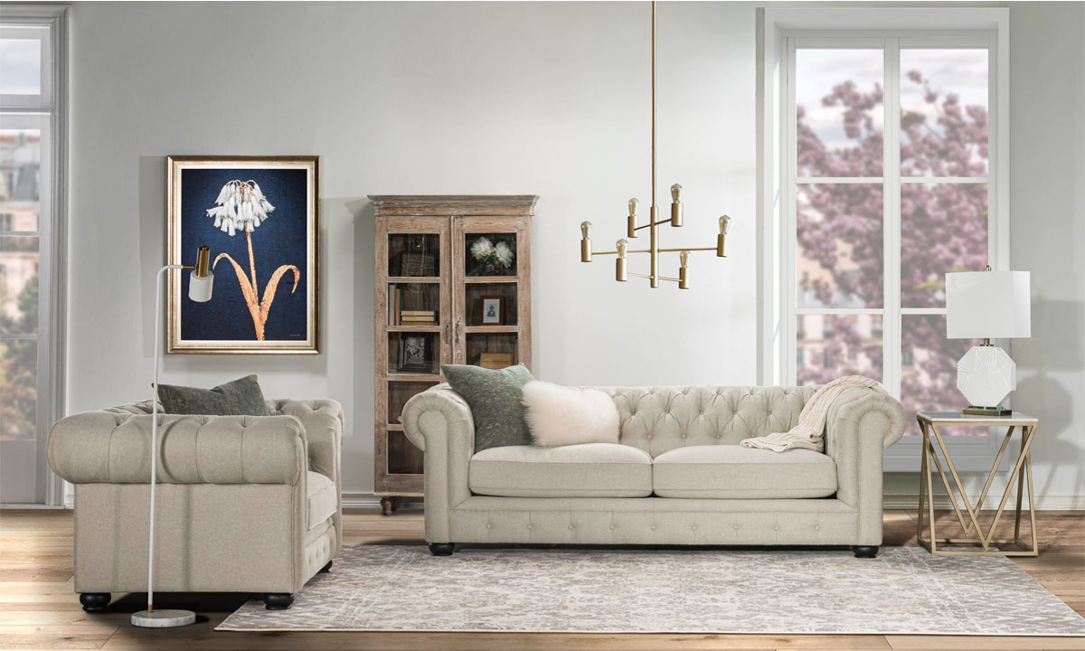 Luxury 2-Piece Living Room Set | The Dump Furniture Outlet
