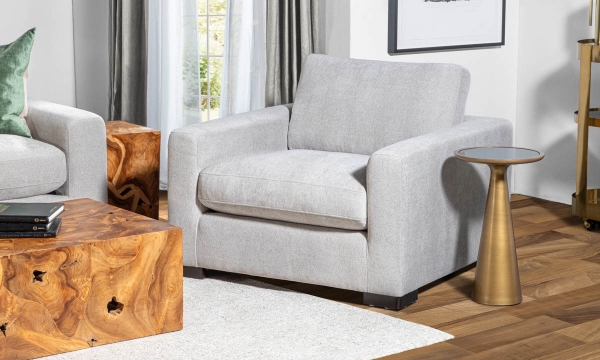 Sable Dove Track Arm Chair | The Dump Furniture Outlet